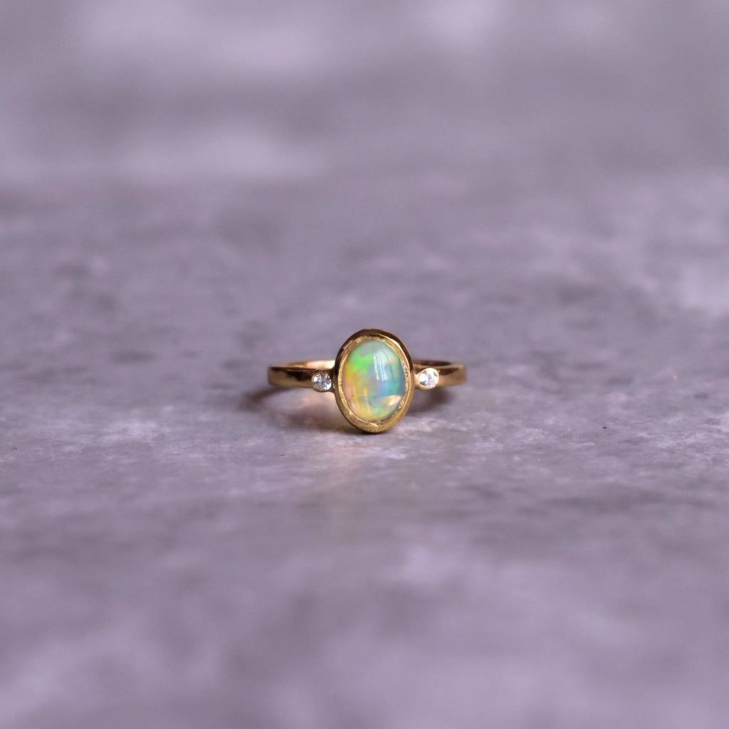 Buy Solara Opal Ring. Handmade Natural Gemstone | Keeta Luxury