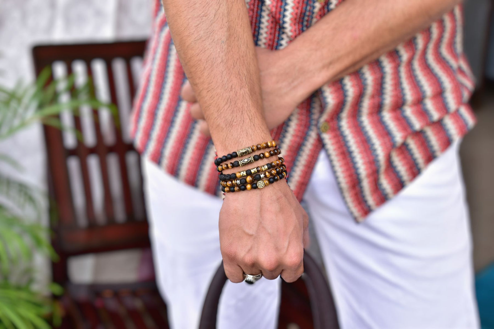 Buy Gemstone Bracelets For Men Online at Best Price | Keeta Luxury